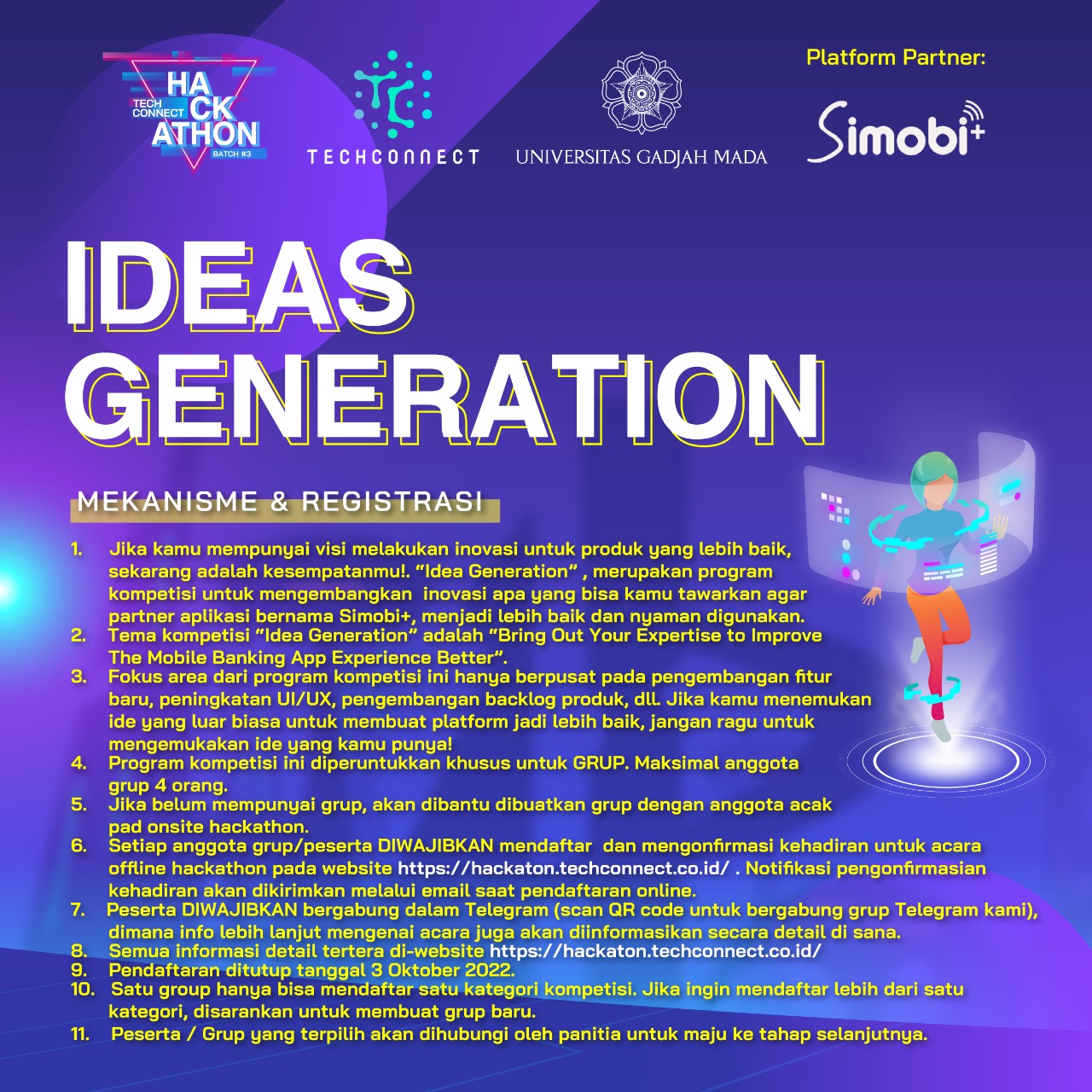 TechConnect Hackathon #3 dan Career Hack! – Direktorat Kemahasiswaan